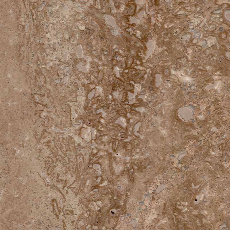 Chocolate travertine stone TC20 – diamond stone center